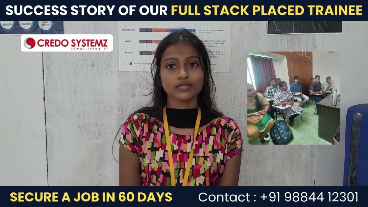 Java Full Stack Developer Course in Chennai | Best Institute to Learn Full Stack Credo Systemz