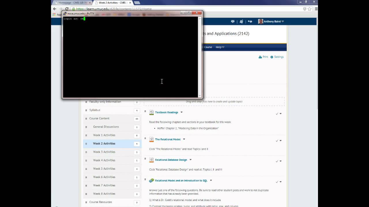 CMIS320 How to create Nova account
