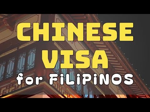 Chinese Visa for Filipino Tourists