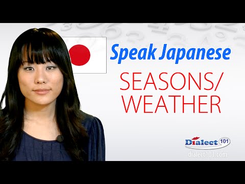 Speak Japanese - Seasons/Weather