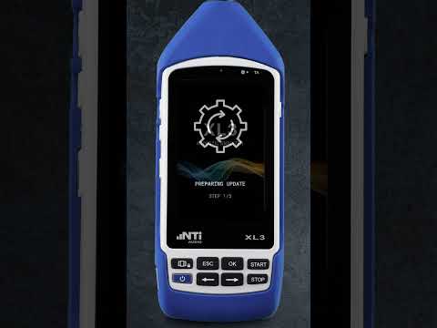 How to update the firmware directly on the XL3 Acoustic Analyzer
