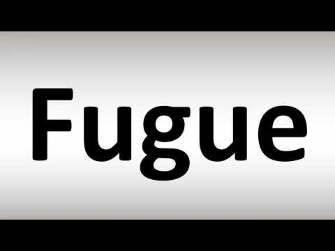How to Pronounce Fugue