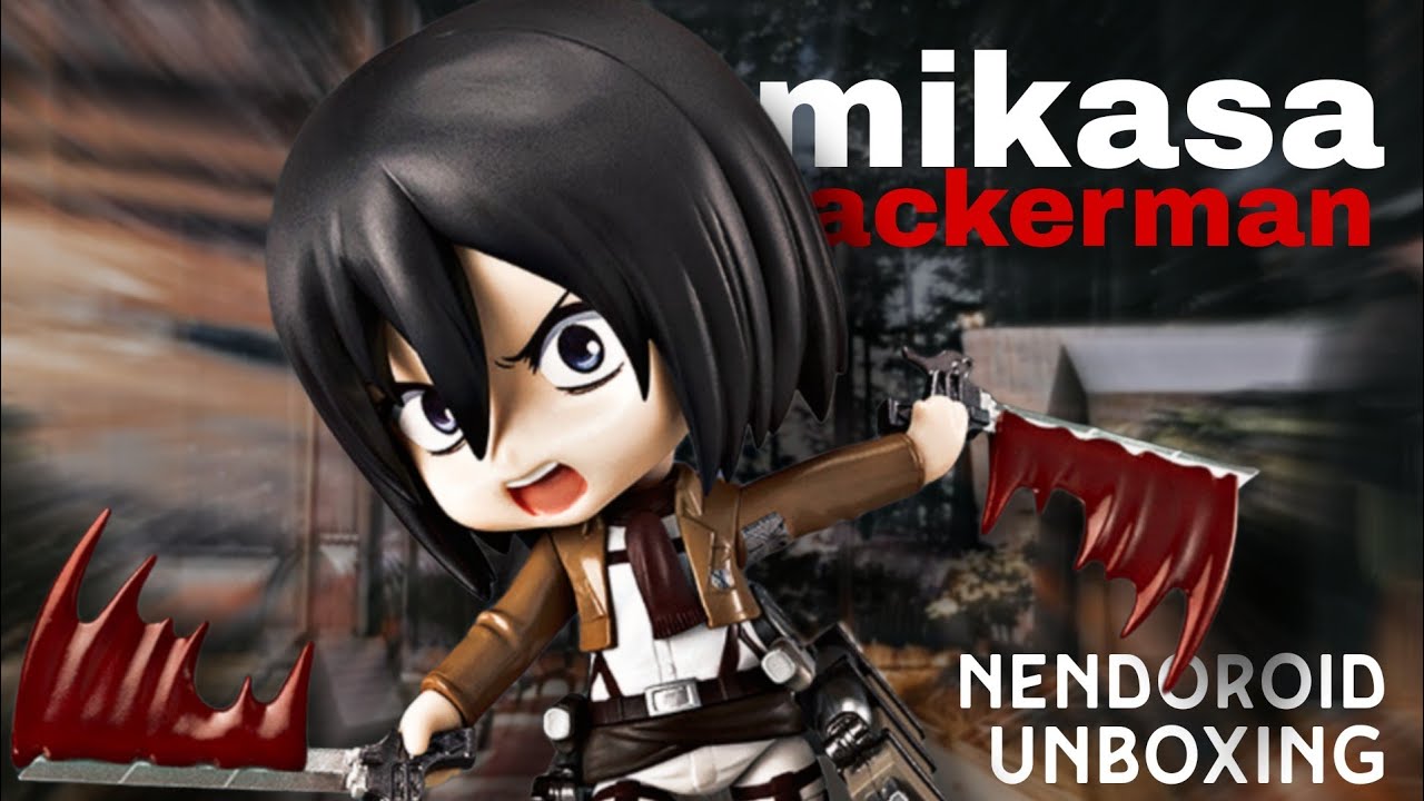 📦 NENDOROID Mikasa Ackerman 365 unboxing and review [AOT]