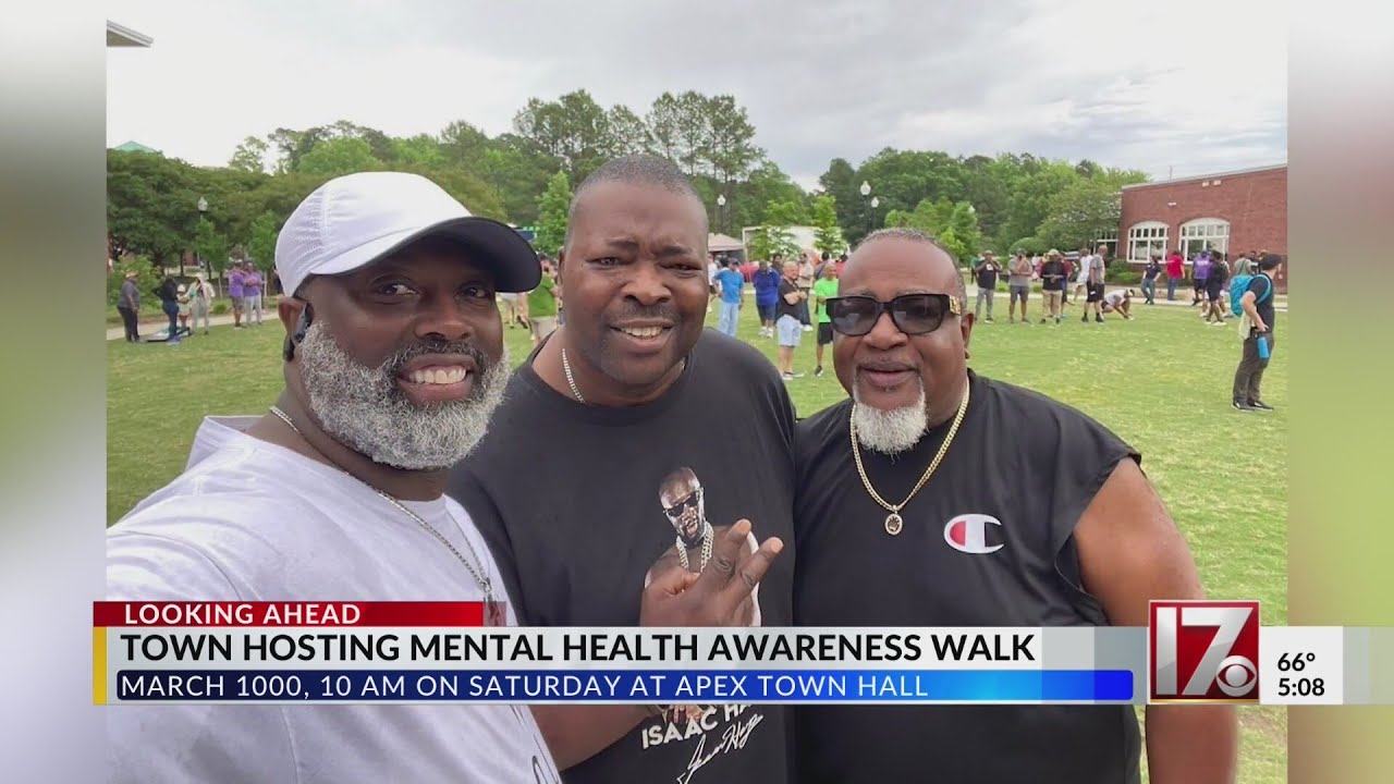Apex hosting mental health awareness walk