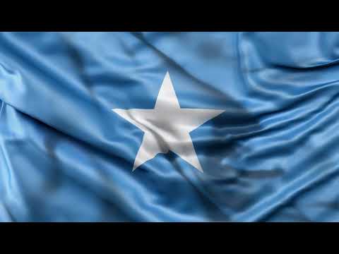Somalia Flag 25 sec Loop - FREE Full HD Stock Footage - Realistic Somalian Flag Wave Animation.