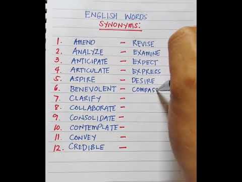 English words synonyms #english #synonyms #alikhantalks