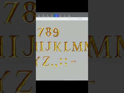 LoTR - BFME Font Art EP26: How to make the Symbol Hyphen & Equal in Paint 3D using In-Game Images