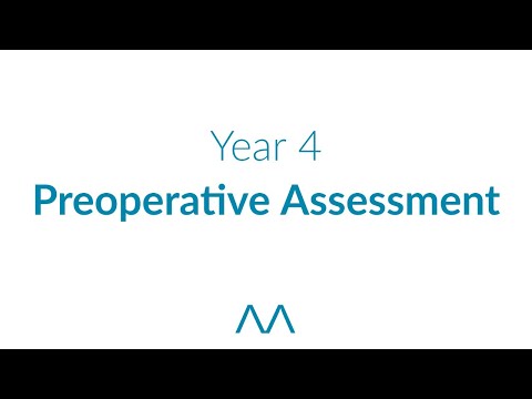 Pre Operative Assessment for Medical Students