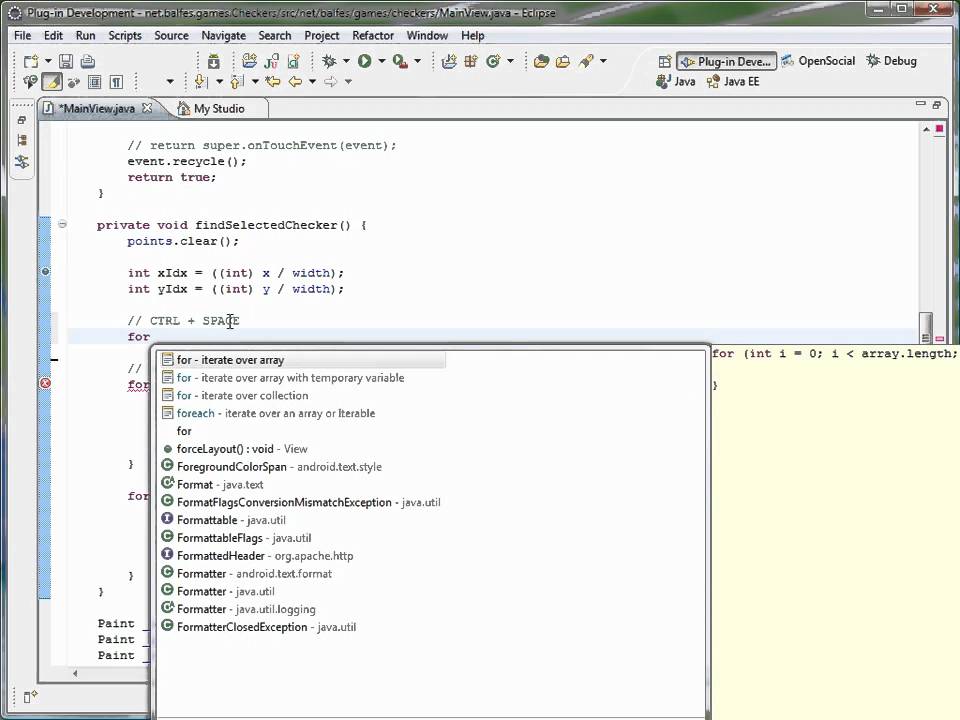 Quick Tip - Eclipse Auto-Complete