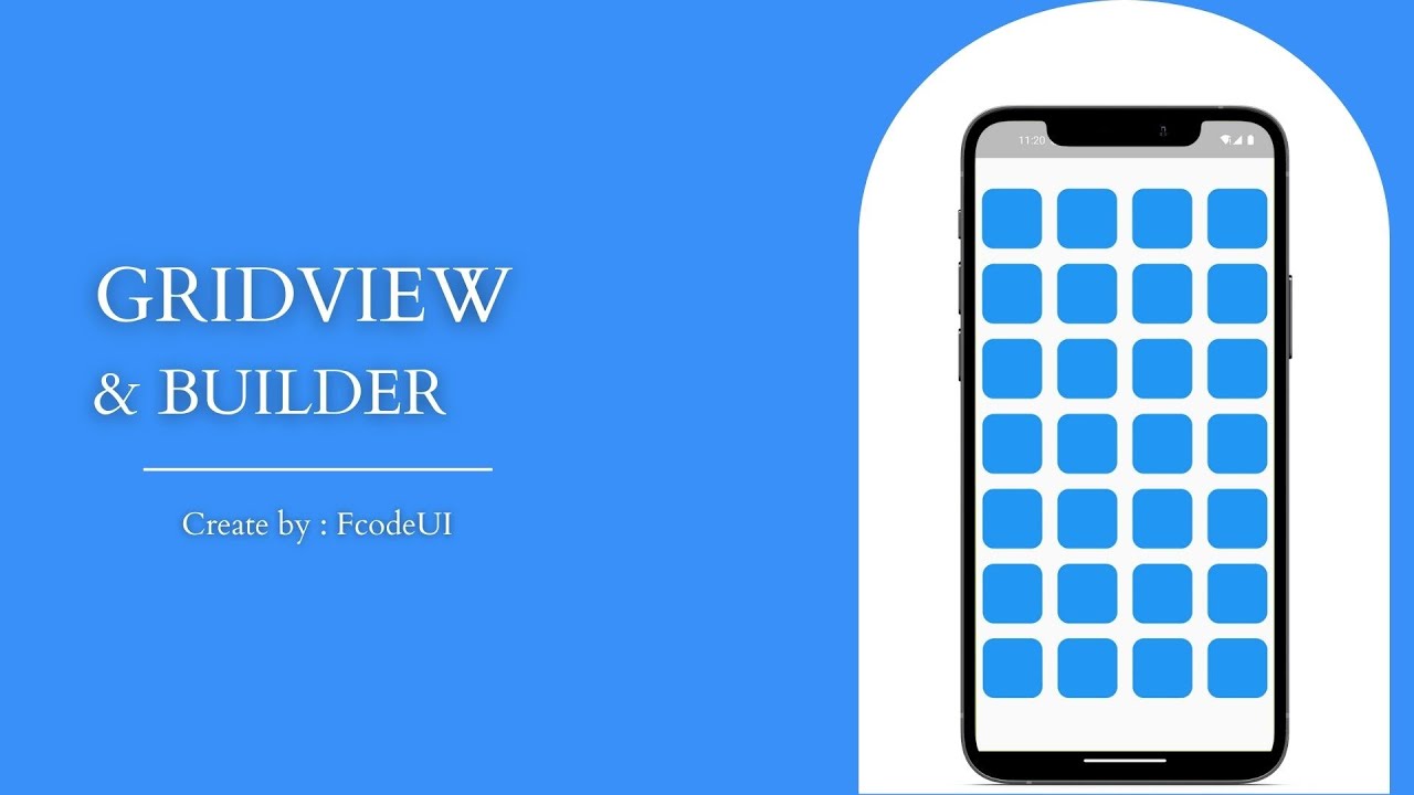 GridView & Builder | Flutter | Flutter Tutorial | Flutter UI | Flutter Widget | Widget | Flutter App