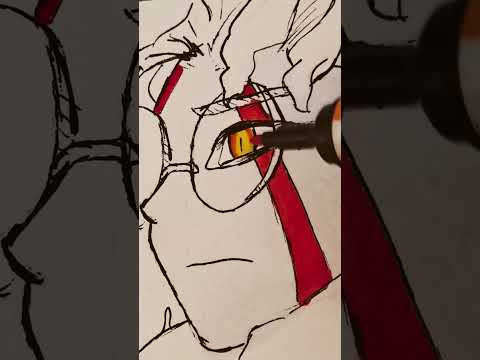 Drawing okarun from Dandadan #dandadan #drawinganime #okarun