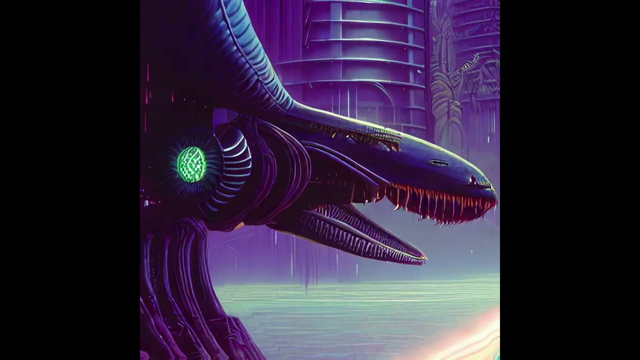 Alien Tropical Vacation (Stable Diffusion)