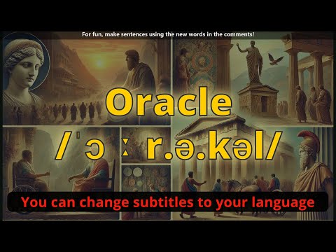 Oracle meaning with 5 examples