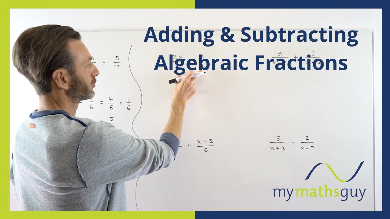 Adding and Subtracting Algebraic Fractions