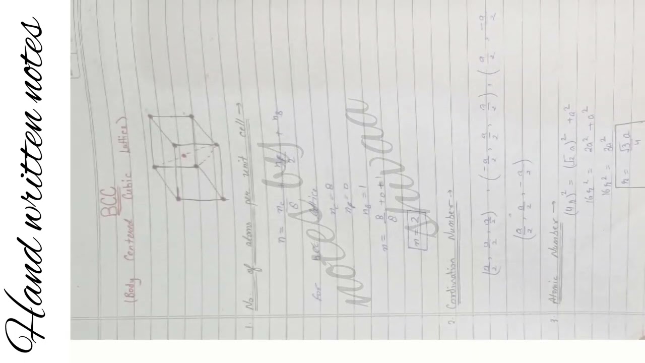 B.Sc. handwritten notes physics | solid state physics | b.sc. physics proper notes topicwise
