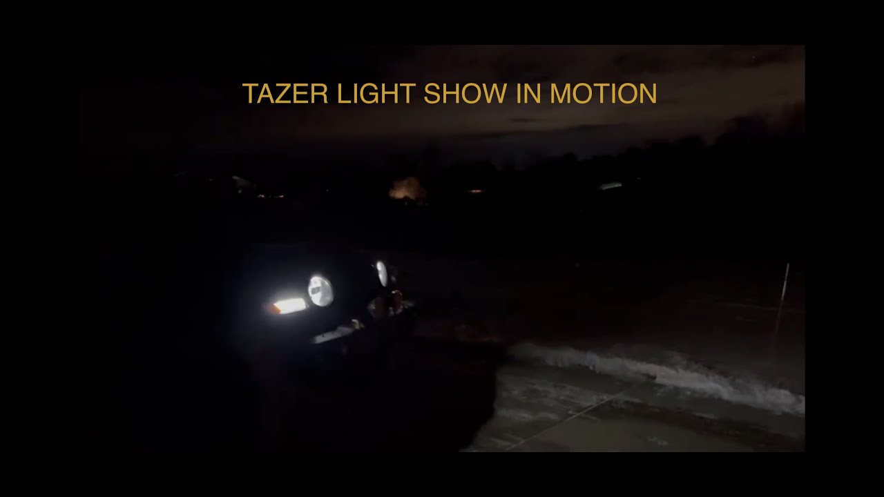 Jeep Wrangler JL Tazer Light Show.  How To Activate in motion. #Jeep #wrangler #tazer #wranger392