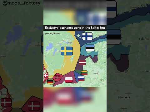 Exclusive economic zone in the Baltic Sea #geographyeducation