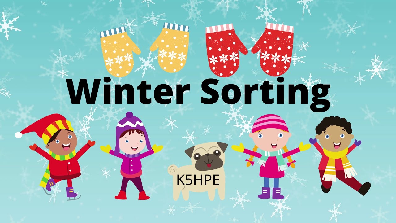Winter Sorting, Early Math, Virtual School, Online Learning, Mathematics, Attributes, ELA, ELL, ESL