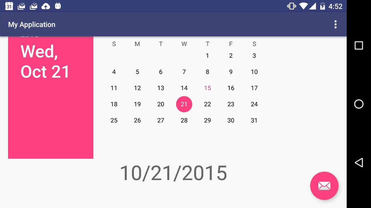 DatePicker BindingAdapter example