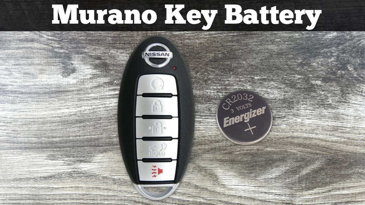 2019 - 2024 Nissan Murano Key Fob Battery Replacement - How To Change Or Replace Remote Batteries