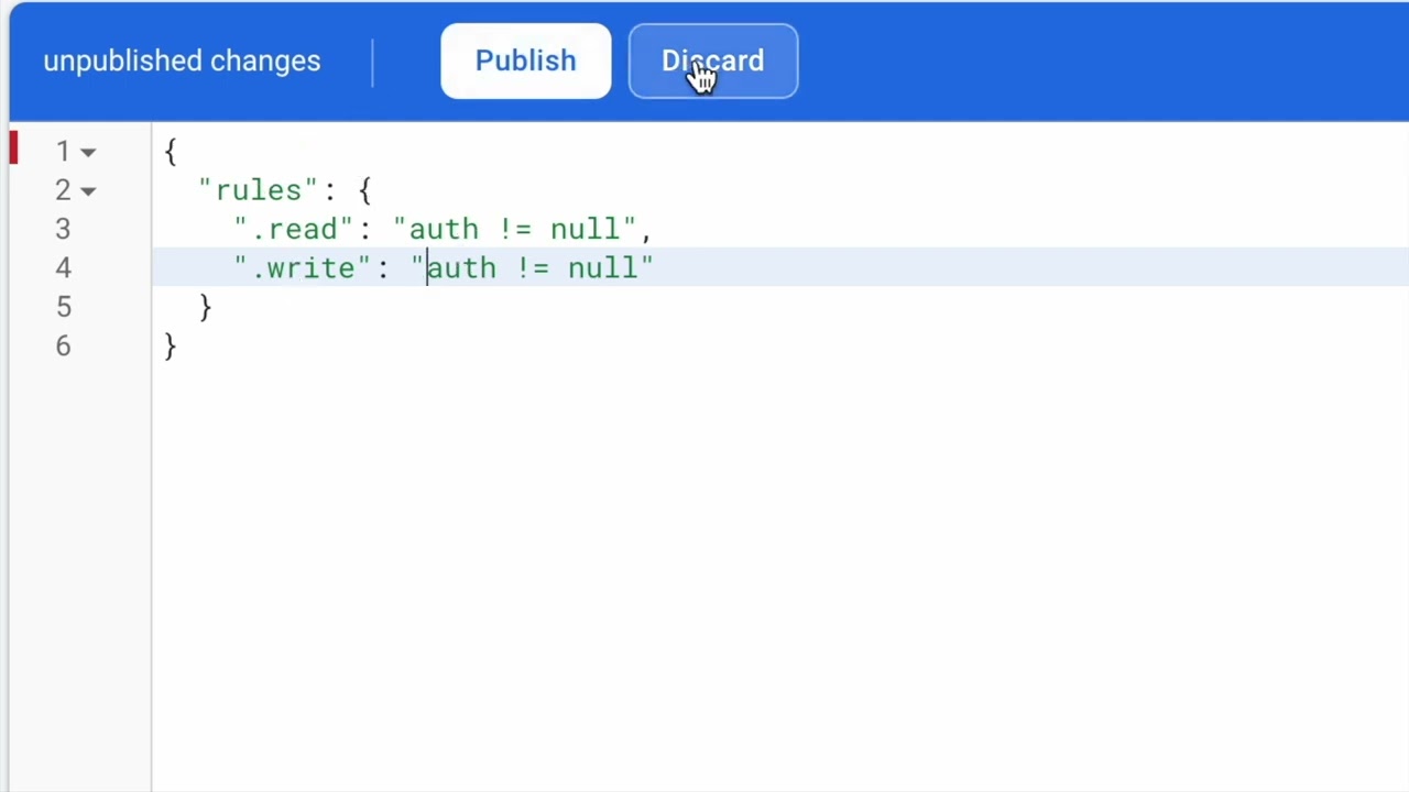 Firebase Security Rules: Allowing Write Access for Authenticated Users Only