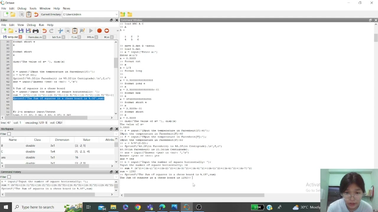 Programming Exercise 5 - Introduction to Numerical Analysis(PART 1)