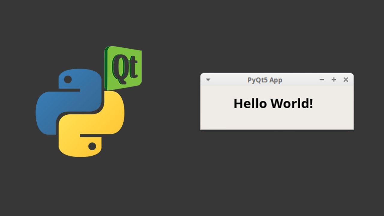 PyQt5 Tutorial 1 - Introduction to GUIs in Python