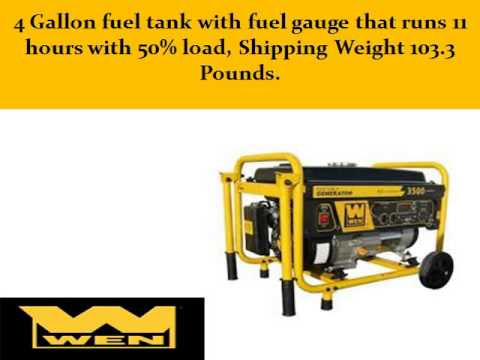 WEN 3500 Watt Gas Powered Portable Generator