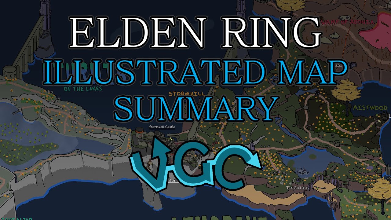 ELDEN RING Illustrated Map Walkthrough