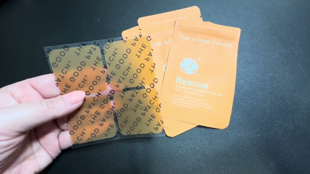The Good Patch Rescue Recovery Patch, Natural Patch with DHM, Vitamin B1 and Green Tea #ad