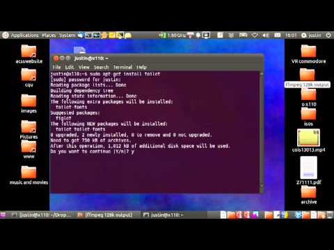 how to install a program from the command line in linux