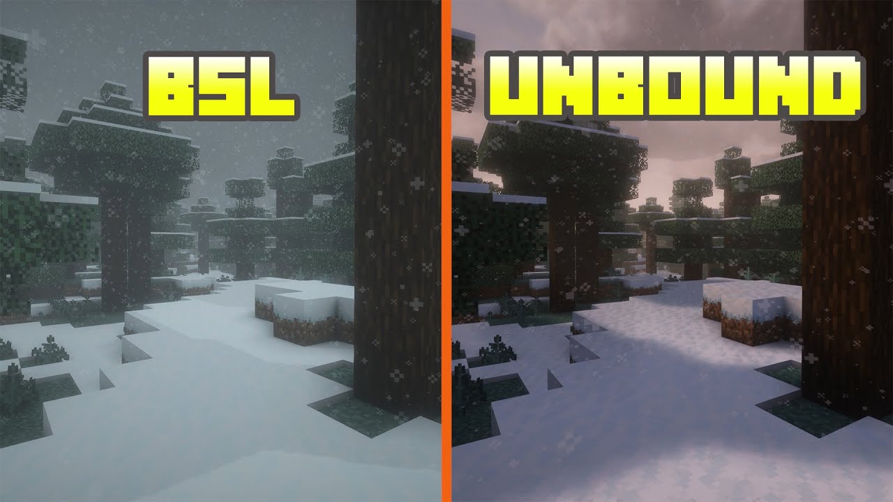 BSL Shaders vs Complementary Unbound | Shader Comparison