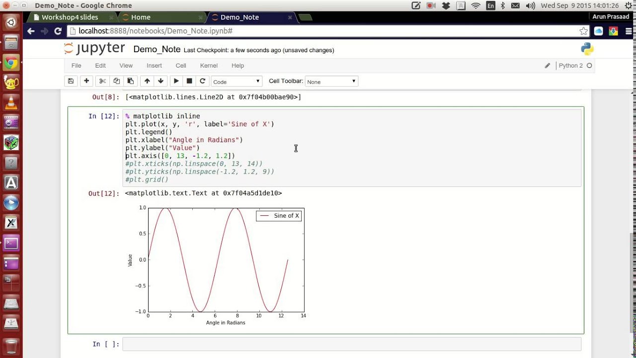 Scientific Programming Using Python : 037 : Experimenting Ideas with IPython Notebook