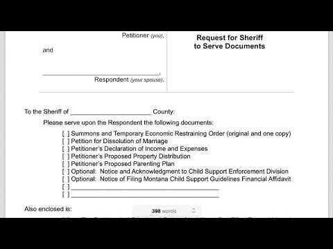 Sheriff's Service Request Form