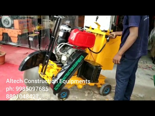 Concrete Groove Cutter Machine - CC Cutter With 9 HP Greaves Engine ...