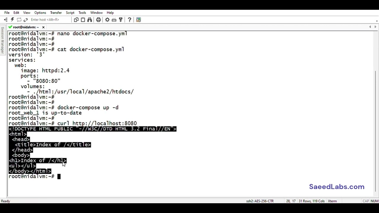 Deploy Wordpress & Mysql Containers with Docker Compose