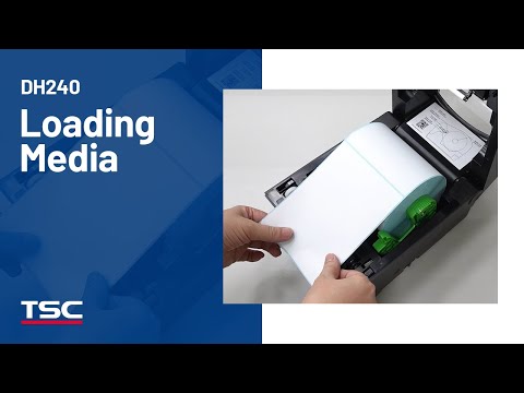 DH Series 4-inch Printer: Loading the media
