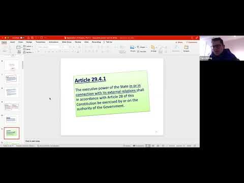 Judicial Review of Executive Power in Irish Constitutional Law (Intro)