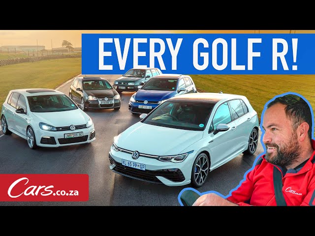 Driving every Golf R! From the original VR6 to the Golf 8 R (Video)