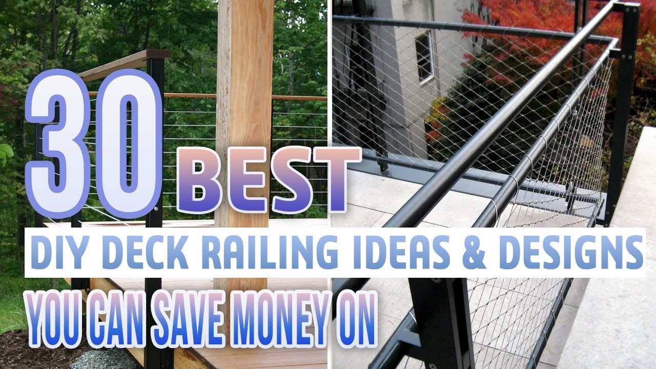 30 Best DIY Deck Railing Ideas and Designs You Can Save Money On