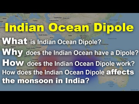 Indian Ocean Dipole IOD - What, Why, How it occurs, its affect on ...