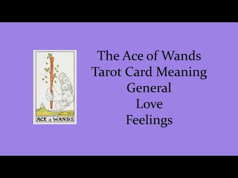 Ace of Wands Meaning for Love, Career and General