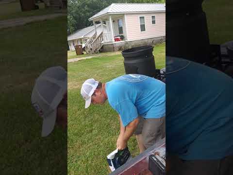 ATVS15A #2 Seed and Fertilizer Spreader on a Honda Rancher 420cc