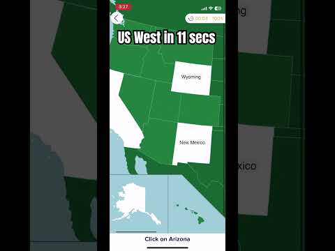 US West #geography #map #seterra #america #northamerica #shorts