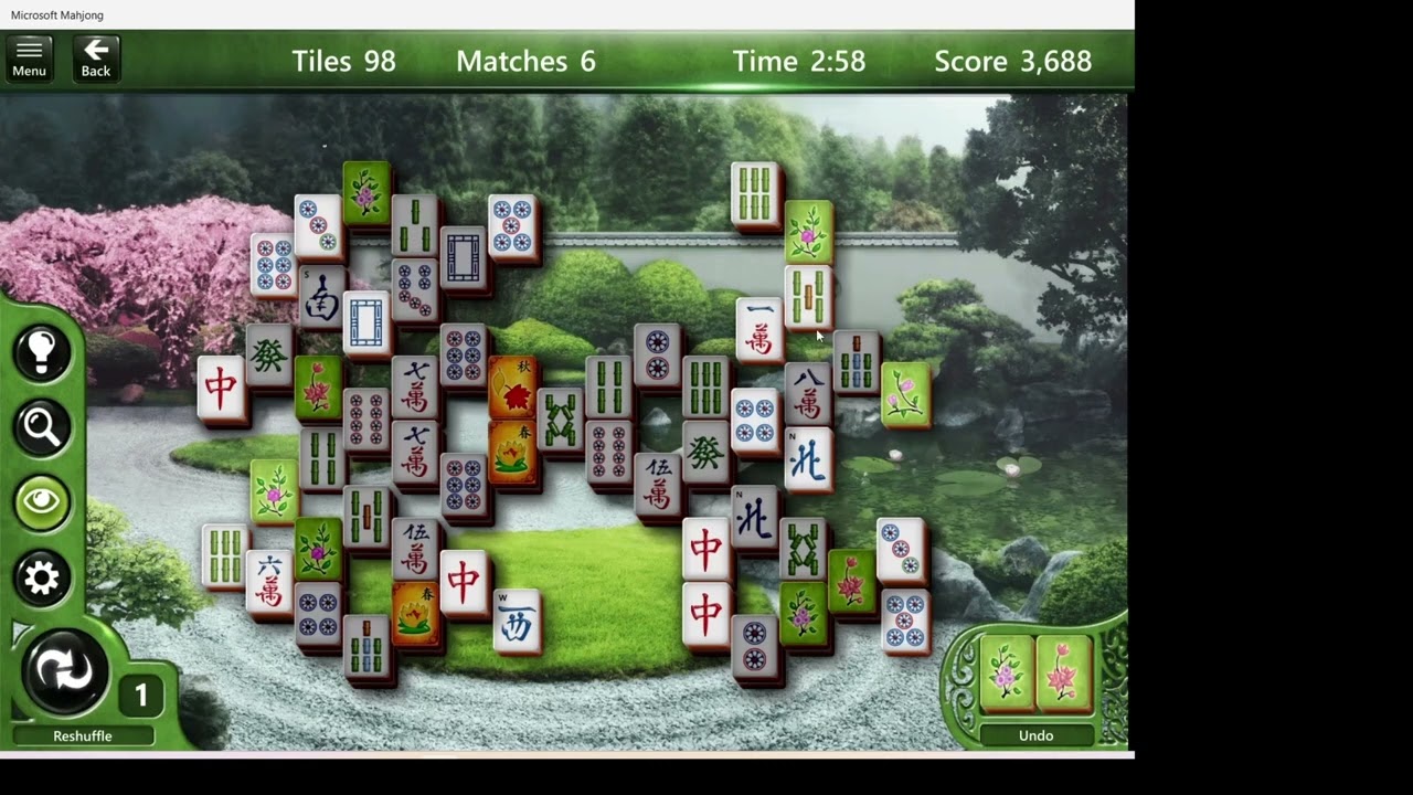 Microsoft Mahjong  (PC Game - WIndows 10 Version) - Connections Puzzle Longplay - Mode: Expert