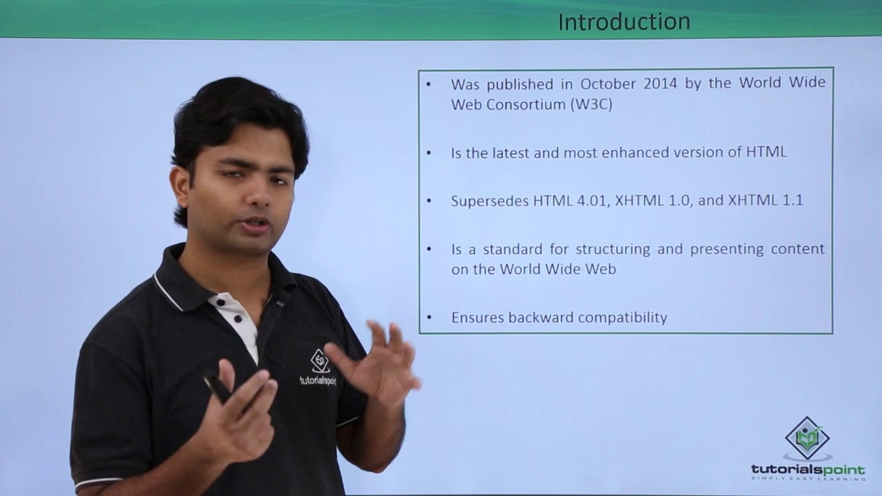 HTML5 - Introduction