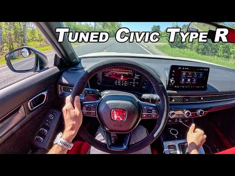 Tuned Honda FL5 Civic Type R - Driving the 350hp Track Monster (POV Binaural Audio)