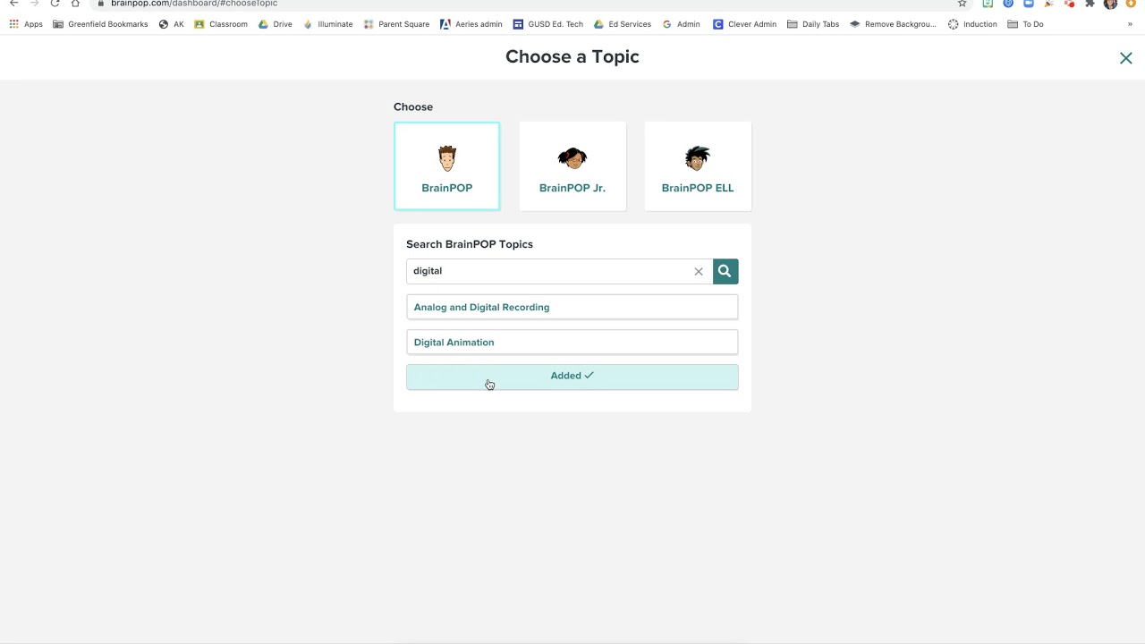Brainpop Setup Tutorial