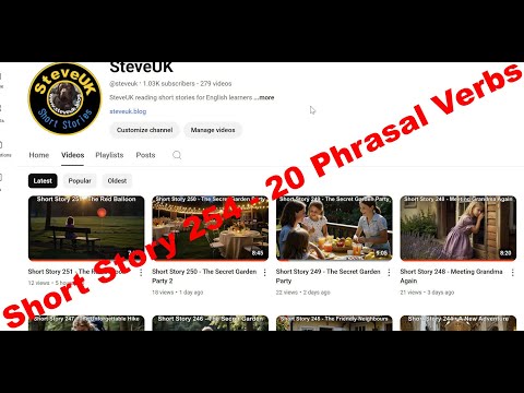 Short Story 254 – 20 Phrasal Verbs – Reading Short Stories/Content for ...