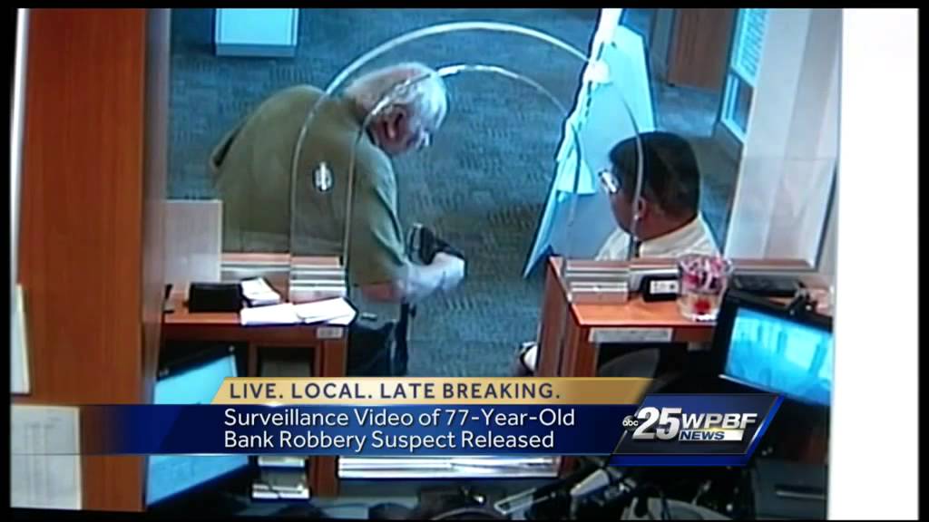 Caught On Video: Man, 77, Robs Bank Of $130